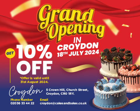 Eggless Birthday Cakes Delivery in London | Cakes & Bakes®