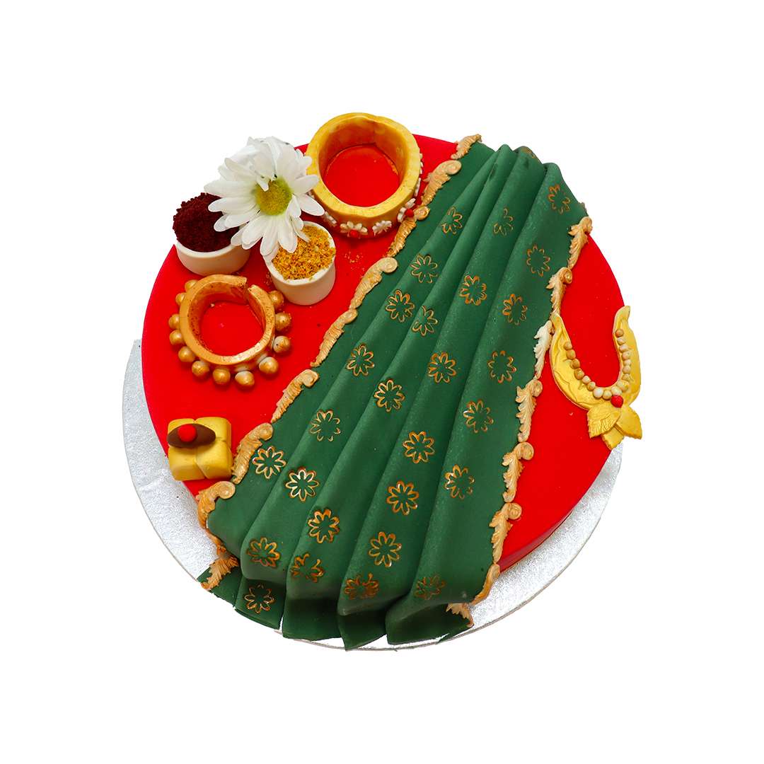 Bridal Bliss Mehedhi Cake | Cakes and Bakes