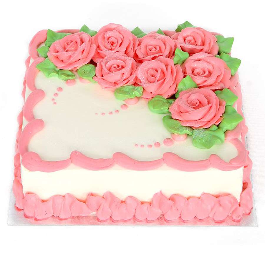 Pinky Rose Cake | Cakes & Bakes